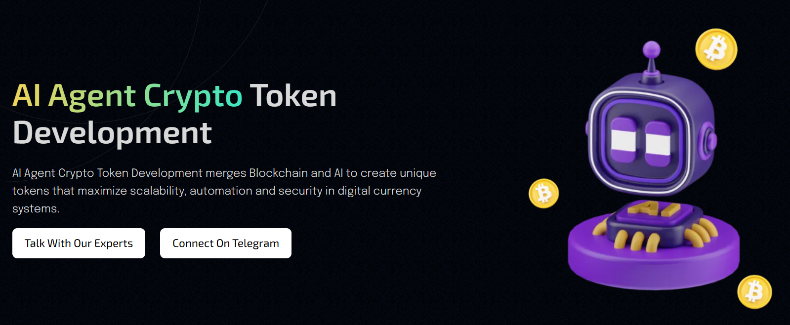 AI Agent Crypto Token Development | BlockchainX